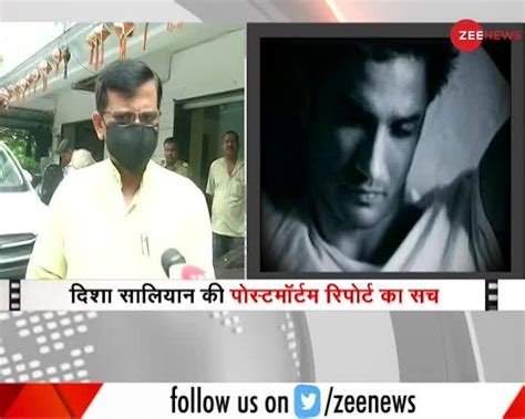 Video Sanjay Raut Speaks On Sushant Singh Rajput Suicide Case Zee News
