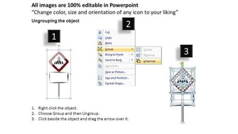 Indication Traffic Direction Powerpoint Slides And Ppt Diagram Templates