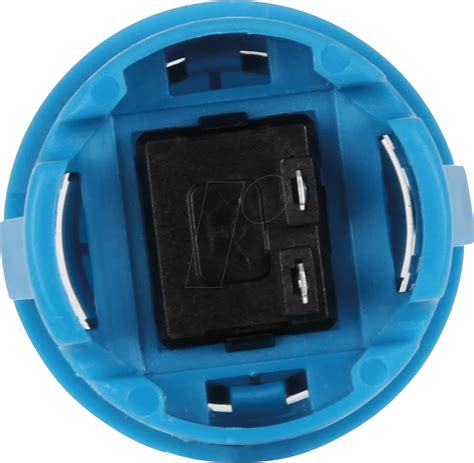 Arc Button M Bl Mini Arcade Button With Microswitch Ø 33 Mm Blue At