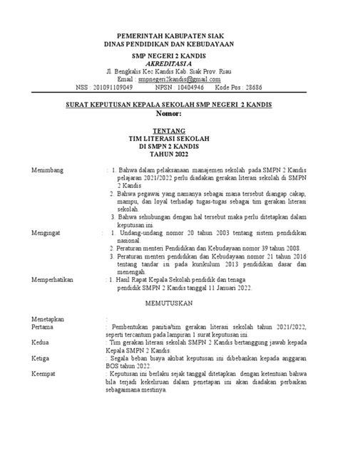 Program Gerakan Literasi Sekolah Pdf