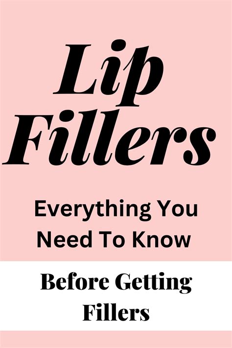Everything You Need To Know Before Getting Lip Fillers Artofit
