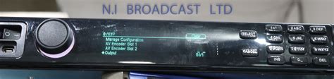 ecrission avp4000 encoder with 2x ei9001t transcoder cards installed