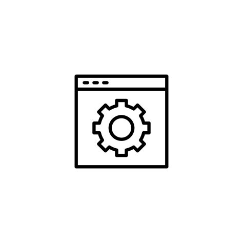 Apps Icon With Outline Style Vector Art At Vecteezy