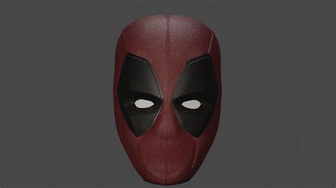 Stl File Deadpool Faceshell Mask 👾 ・model To Download And 3d Print・cults