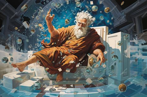 Premium Photo Splashes Of Insight Archimedes Eureka Moment In