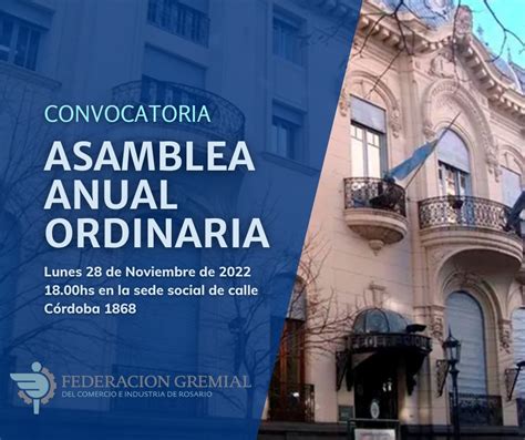 Asamblea Anual Ordinaria Federación Gremial Del Comercio E Industria