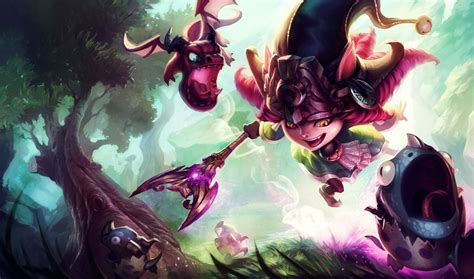 Обои на рабочий стол Лулу / Lulu из игры Лига Легенд / League of ...