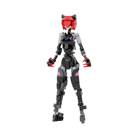 Robot Cat Girl Mobile Suit Moc Factory 89333 Official Store Decool