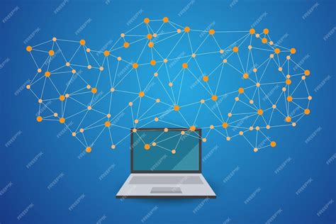 Premium Vector Networking Concept Computer And Internet Communication Premium Vector Networking Concept Computer And Internet Communication