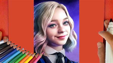 Drawing Enid Sinclair From Wednesday Youtube