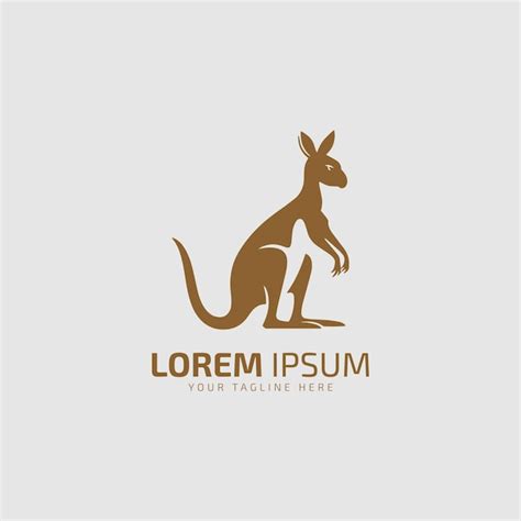 Premium Vector Kangaroo Icon Vector Illustration Design