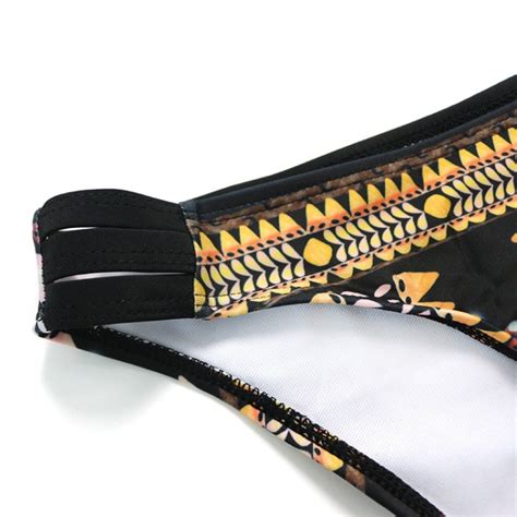 Plavky Sexy Cross Bandage Boho Biquini String Swim Wear Bathing Suit