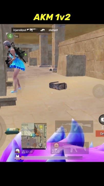1v2 Clutch With Akm Bgmi Shorts Ravan Ka Game Bgmi Bgmi Shorts