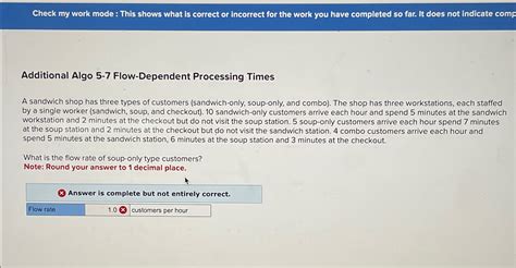 Solved Check My Work Mode This Shows What Is Correct Or Chegg Com