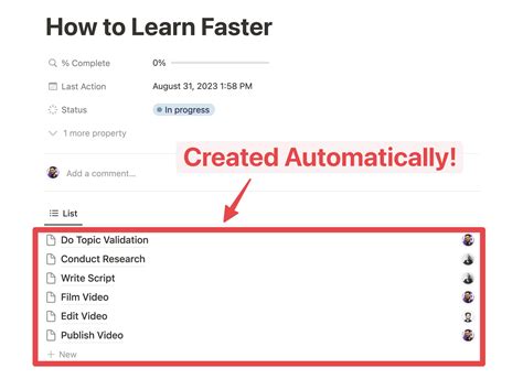 Notion Database Automations The Complete Guide Thomas Frank