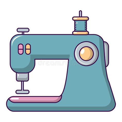 Sewing Machine Icon Cartoon Style Stock Vector Illustration Of Sign