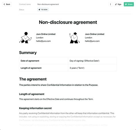 Non Disclosure Order Template