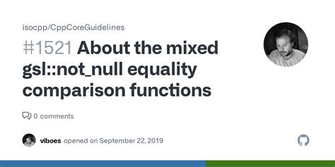 about the mixed gsl not null equality comparison functions · issue