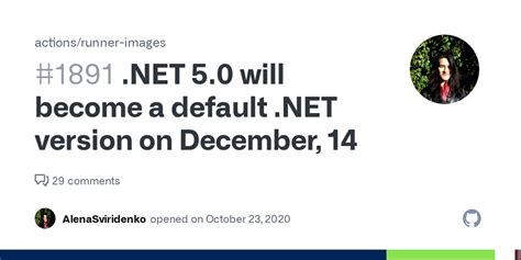 NET 5 0 Will Become A Default NET Version On December 14 Issue