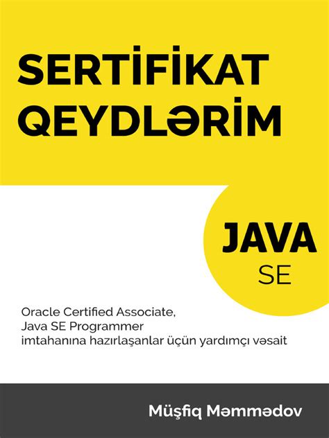 Java Certification Notes Pdf