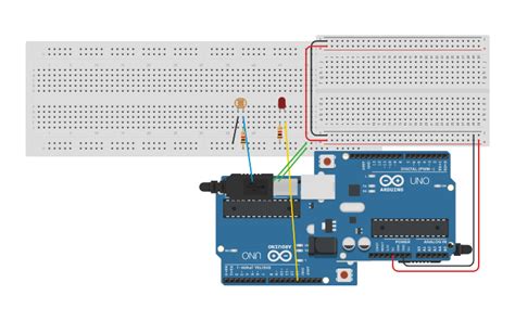 Circuit Design Sensor De Luz Tinkercad