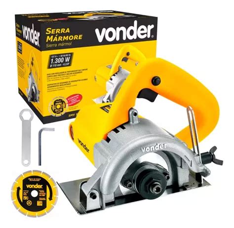 Serra Mármore Profissional 1300w Vonder Smv1300s 4 3 8 Frete grátis