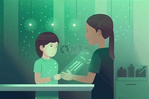 接受过敏测试的孩子插画图片下载 正版图片600082536 摄图网