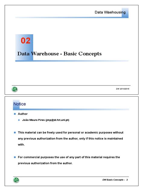 PDF Data Warehouse Basic Concept 02 DOKUMEN TIPS