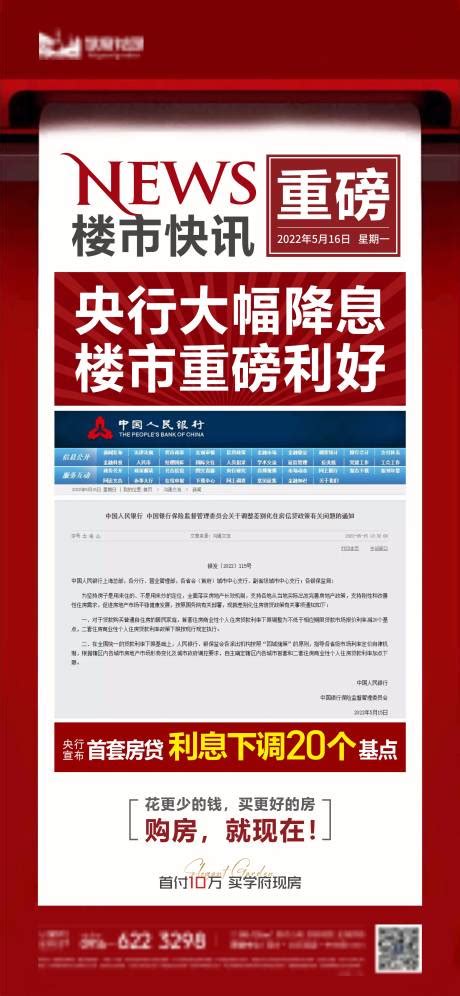 政策楼市报广报纸系列海报psd Ai广告设计素材海报模板免费下载 享设计