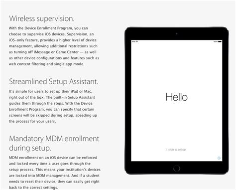 Apple Updates Device Enrollment Program