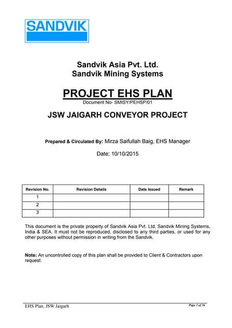 Risk Assessment Report For Nebosh Assessment Docx