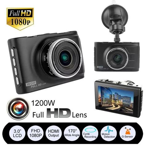 New Full HD P Car DVR CCTV Dash Camera G Sensor Vehicle Video Cam Recorder Degree Wide