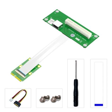 PCI E X TO Mini PCIe Half MPCIe Adapter Card Cable Mini PCI E X PCI E PicClick UK