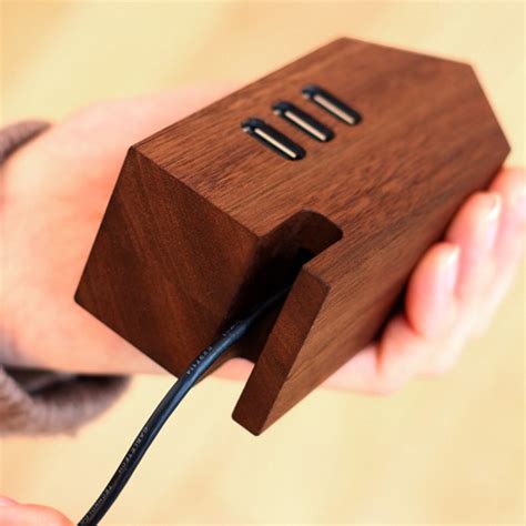 Hacoa Wooden USB Hub House HolyCool Net