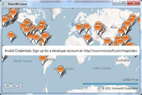 Build An Earthquake Application With Bing Maps WPF Control Beta Brian Lagunas