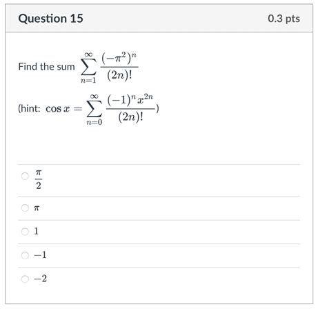 Solved Find The Sum ∑n1∞3nn−1n −ln4 Ln4 1−ln4 −ln34d