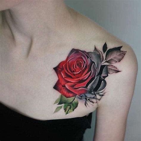 Beautiful Red Rose Tattoos Download Classic Red Rose Tattoo Design