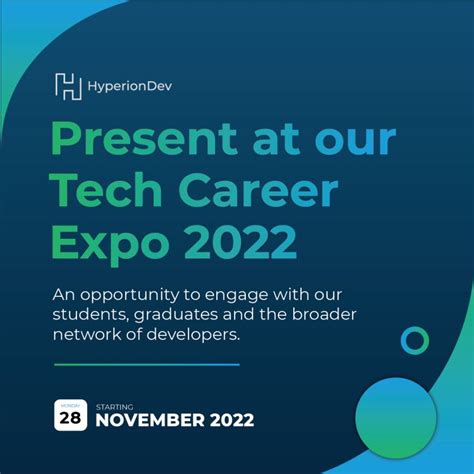 Hyperiondev On Linkedin 📣inviting All Employers In Tech We Are Hosting Another Tech Career Expo
