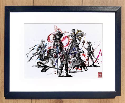 Fanart Print Final Fantasy Xiv Scions Of The Seventh Dawn Endwalker