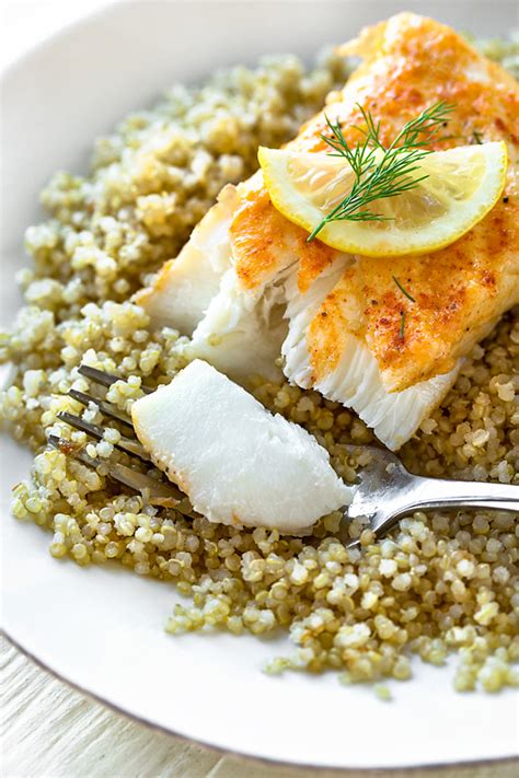 Baked Halibut The Cozy Apron