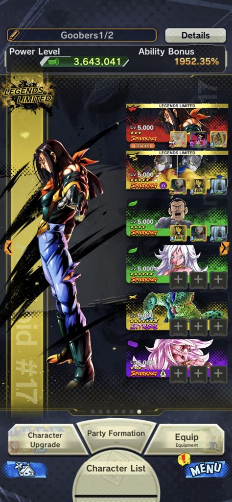 Hows My Androids Team Looking And How Can I Improve R Dblegendsreddit