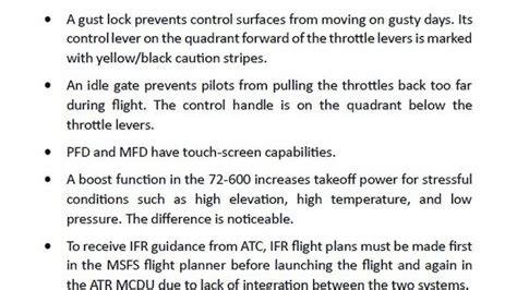 ATR Simming ATR 42 72 Flight Tutorial Manual Guide For MSFS By TopSkills