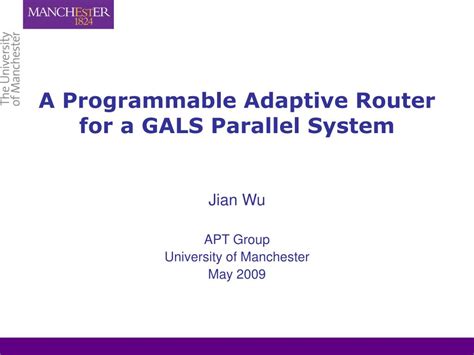 Ppt A Programmable Adaptive Router For A Gals Parallel System Powerpoint Presentation Id 4836756