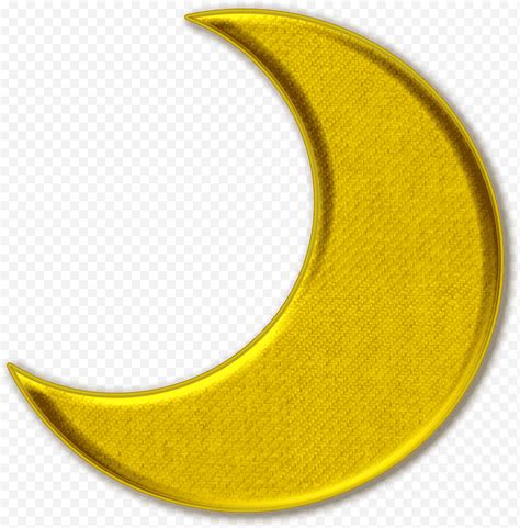 초승달 별과 초승달 달의 위상 이슬람의 상징 행성의 위상 노란색 Png Klipartz