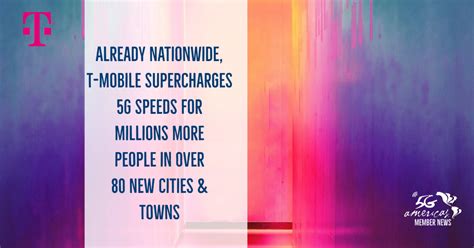 Already Nationwide T‑mobile Supercharges 5g Speeds For Millions More People In Over 80 New