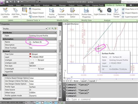 How To Rename The Existing Profile “profile From Surface” Autodesk