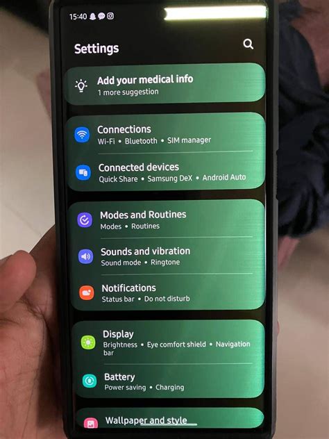 Getting Green Line On The Top Right Cornor Page 2 Samsung Members