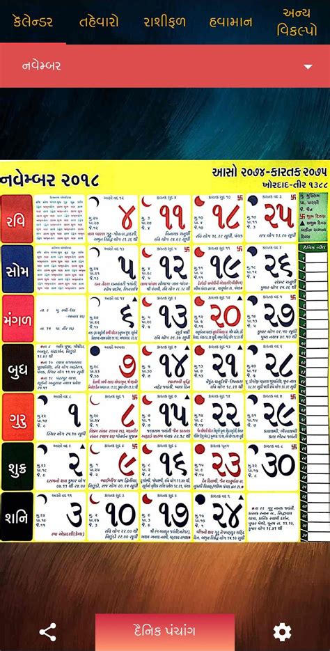 Android 용 Gujarati Calendar 2022 Panchang 2022 APK 다운로드