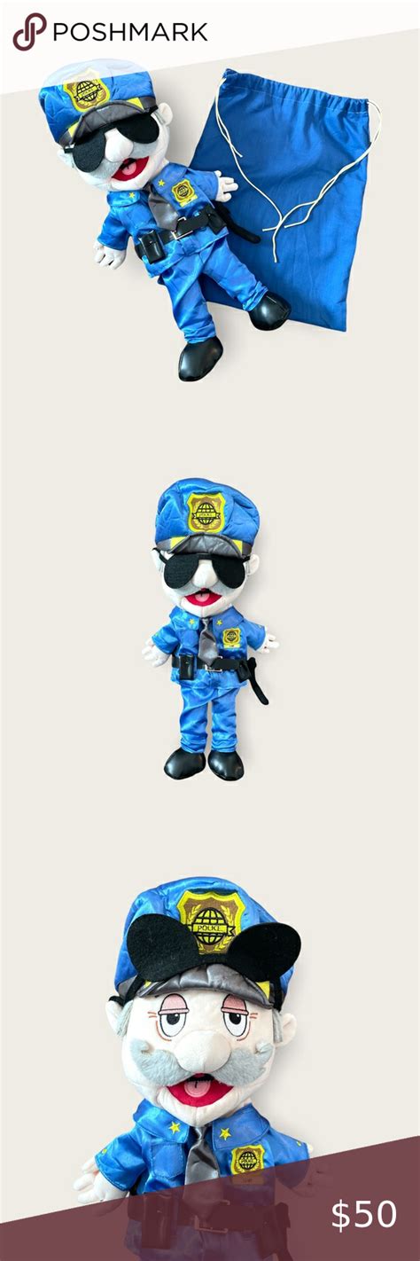 Sml Police Officer Cop Rare From Jeffy Plush Puppet Doll In 2022