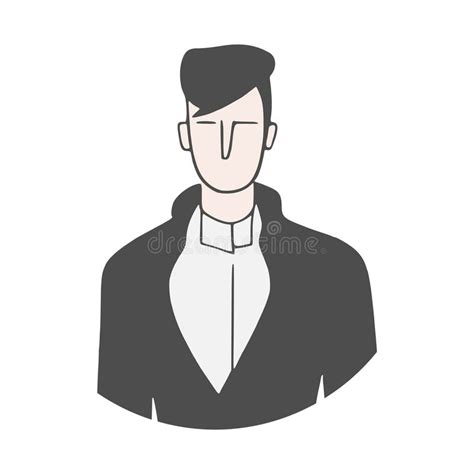 Fashion Suit Man Stock Vector Illustration Of Thinking 303199487